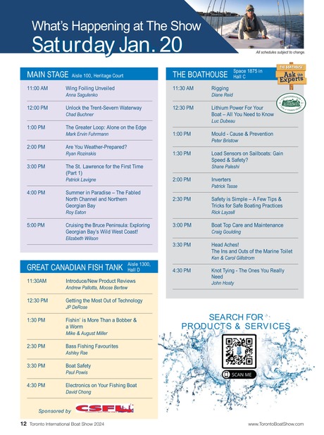 Toronto International Boat Show Guide 2024 - 12