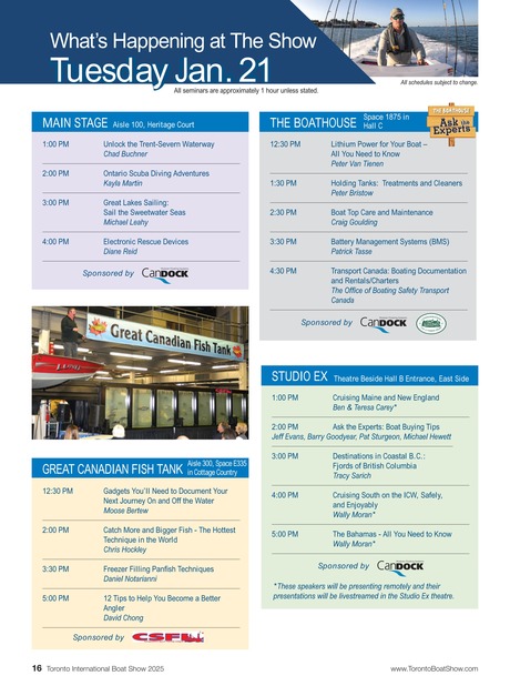 Toronto International Boat Show Guide 2025 - 16