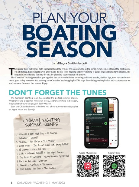 Canadian Yachting May 2023 - FEATURE EDITORIAL: WHO SAYS YOU CAN’T TAKE ...