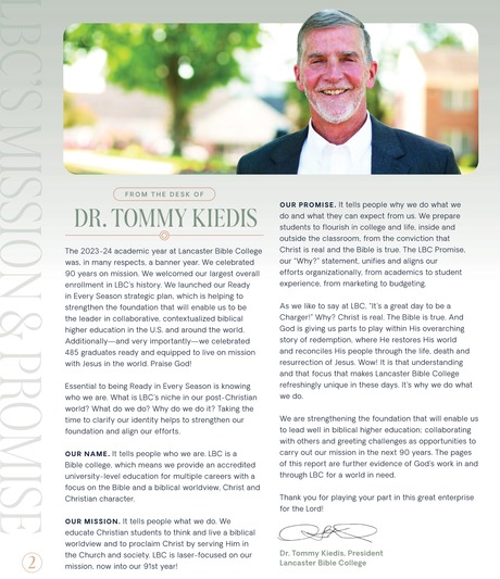 President's Report 2023-24 - 2