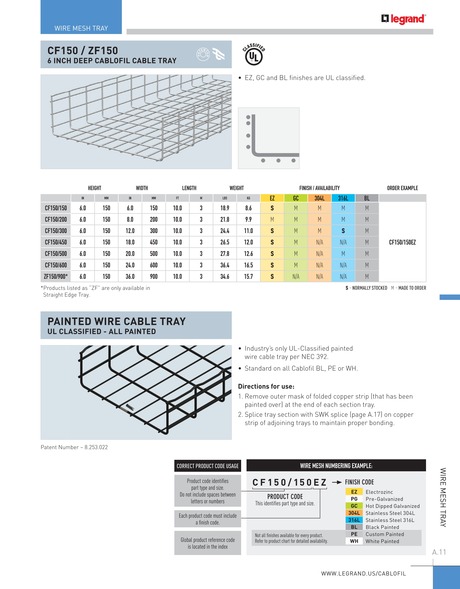 Cablofil Catalog - 2021/2022 - A.11