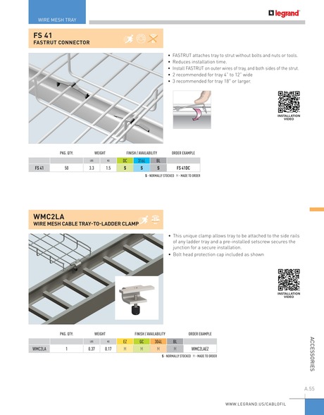 Cablofil Catalog - 2023/2024 - A.55