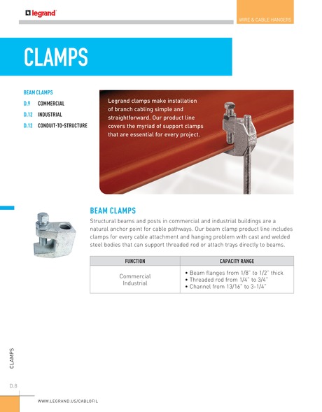 Cablofil Catalog - 2023/2024 - D.8