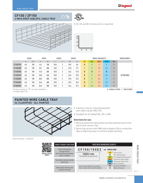 Cablofil Catalog - 2024/2025 - A.11