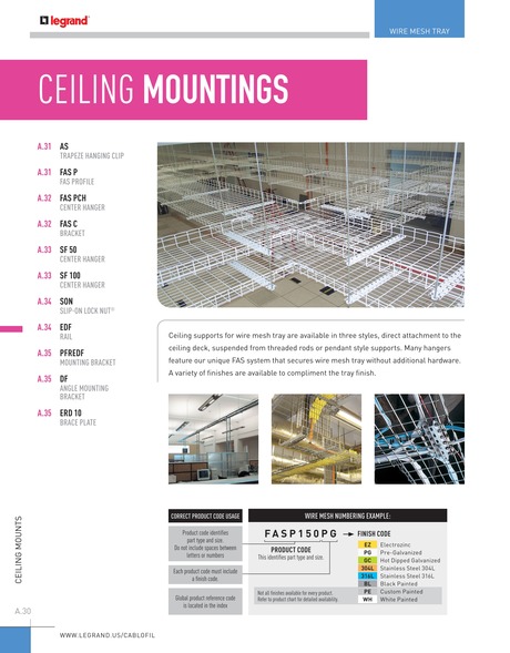 Cablofil Catalog - 2024/2025 - A.30