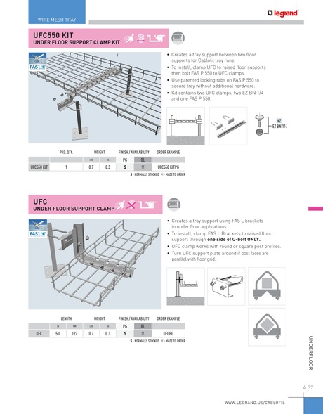 Cablofil Catalog - 2024/2025 - A.37