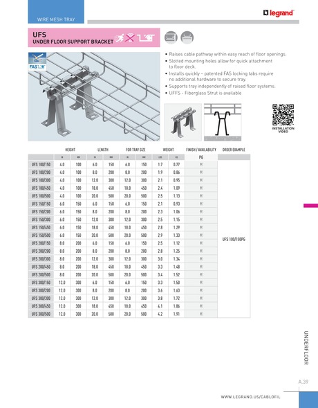Cablofil Catalog - 2024/2025 - A.39