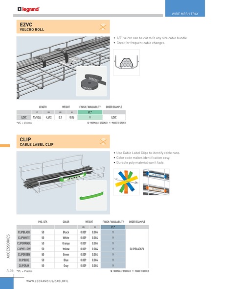 Cablofil Catalog - 2024/2025 - A.56