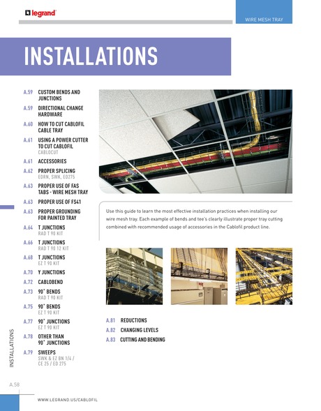 Cablofil Catalog - 2024/2025 - A.58