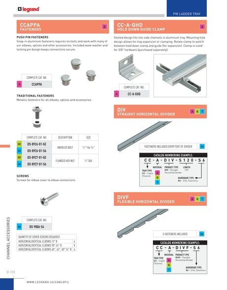 Cablofil Catalog - 2024/2025 - B.100