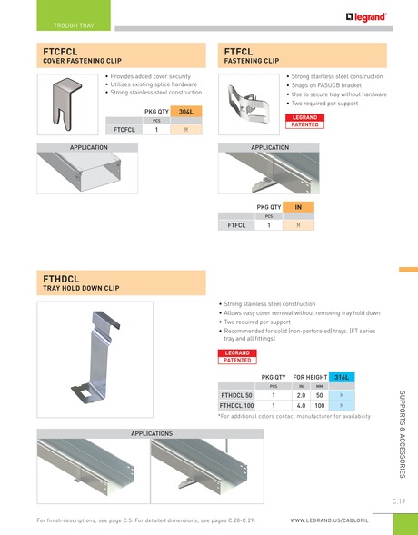 Cablofil Catalog - 2024/2025 - C.19