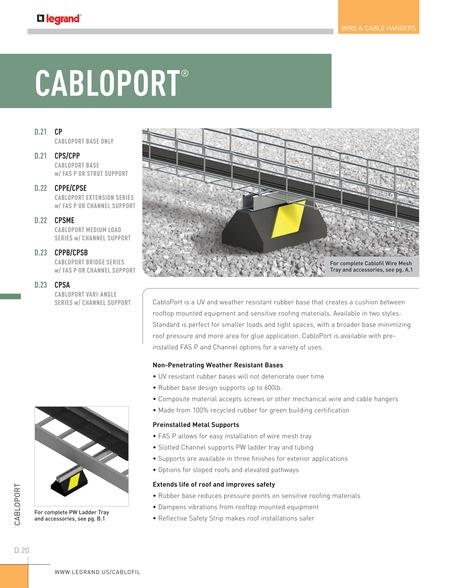 Cablofil Catalog - 2024/2025 - D.20