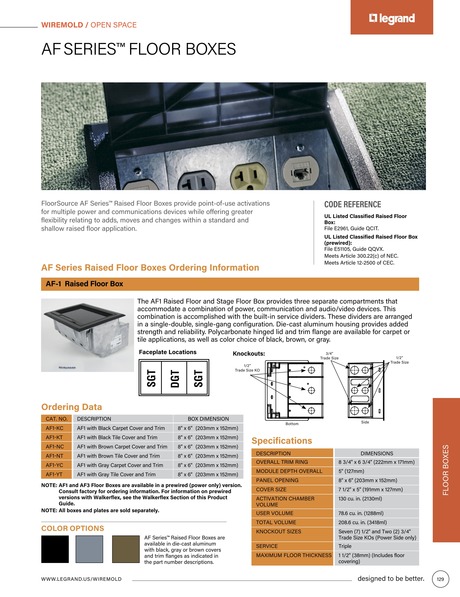 Wiremold Catalog 2023-2024 - 129
