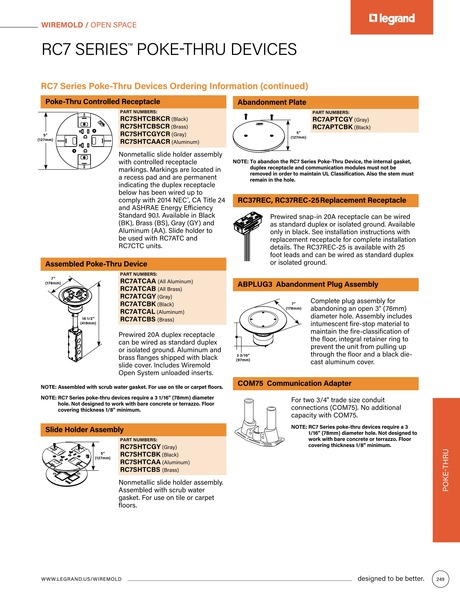 Wiremold Catalog 2023-2024 - 249