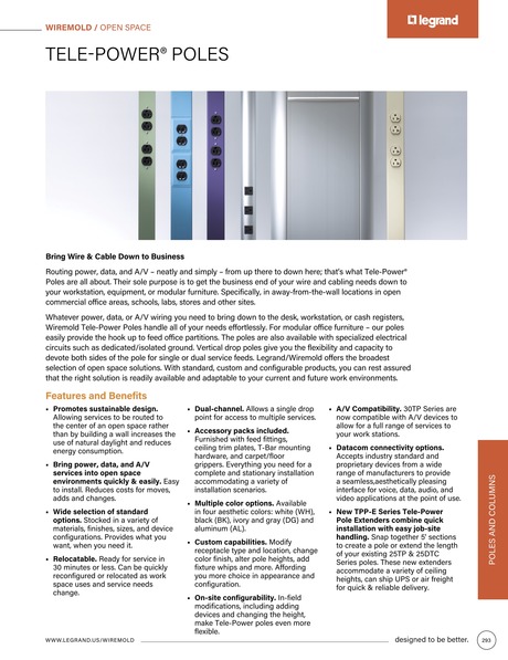 Wiremold Catalog 2023-2024 - 293