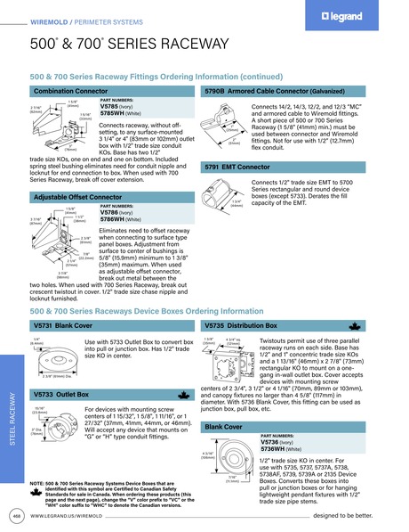 Wiremold Catalog 2023-2024 - 468