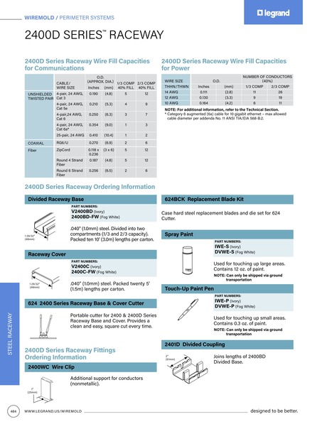 Wiremold Catalog 2023-2024 - 484