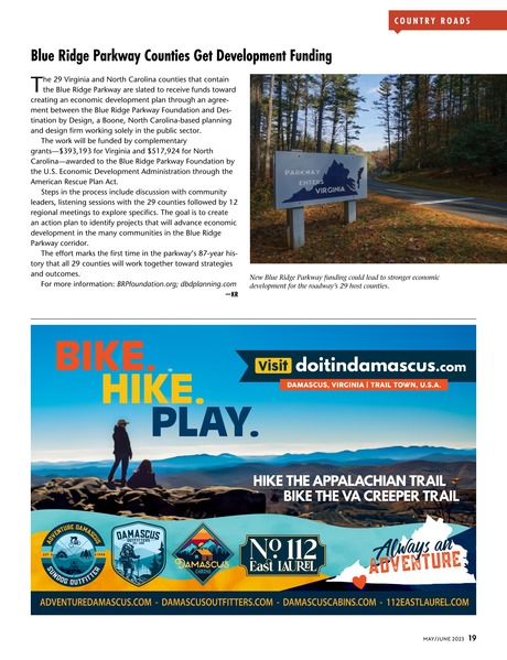 Blue Ridge Country May/June 2023 - 19
