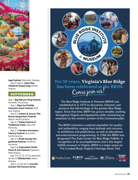 Blue Ridge Country May/June 2024 - 39