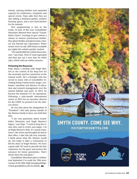 Blue Ridge Country September/October 2022 - 63