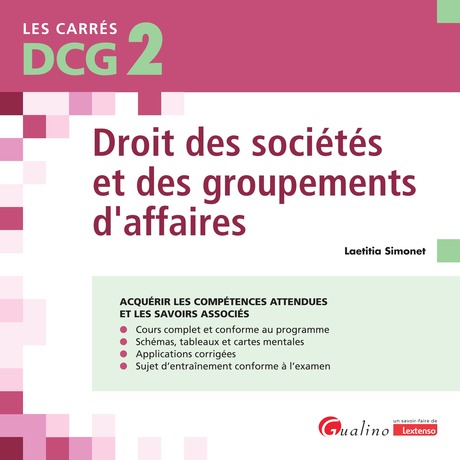 Les Carrés DCG - DCG 2 - Droit des sociétés et des groupements d ...