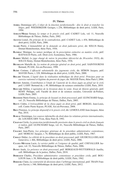 Bibliothèque de droit privé - Tome 641 - Concentration et procès civil ...