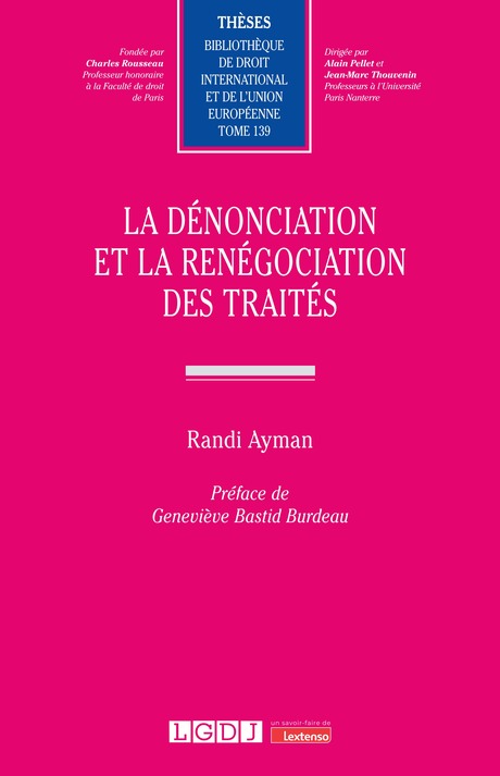 Bibliothèque de droit international et de l'Union européenne - Tome 139 ...