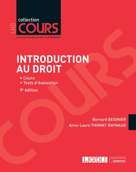 Cours - Introduction au droit - 9e