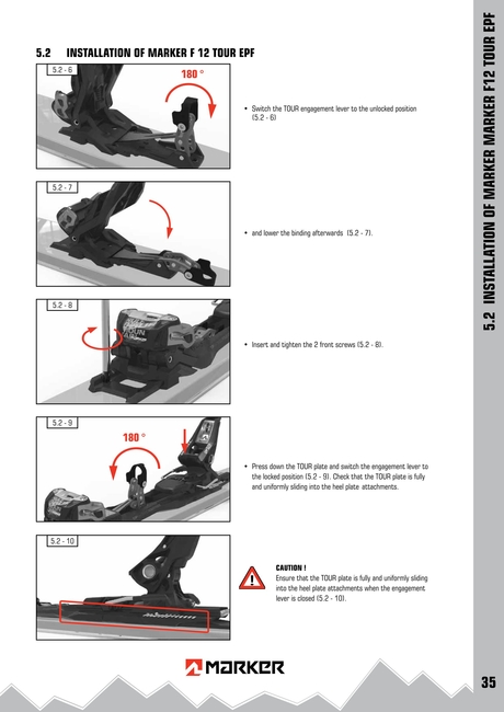 Marker Technical Manual 2021/2022 - 37