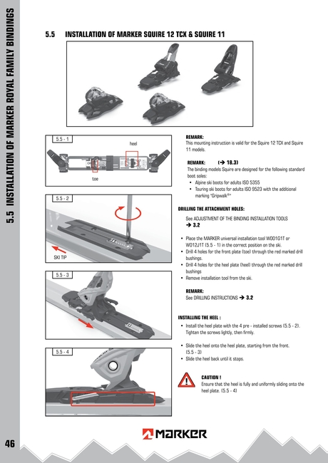 Marker Technical Manual 2021/2022 - 48