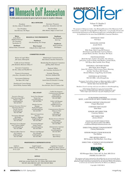 Minnesota Golfer - Spring 2023 - 2