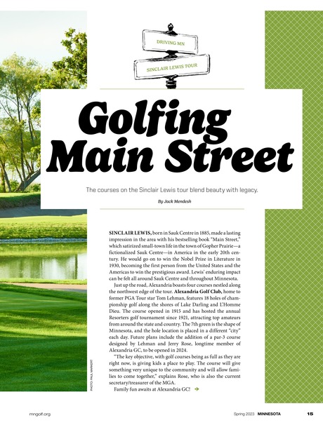 Minnesota Golfer - Spring 2023 - 15