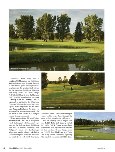 Minnesota Golfer - Summer 2022 - 16