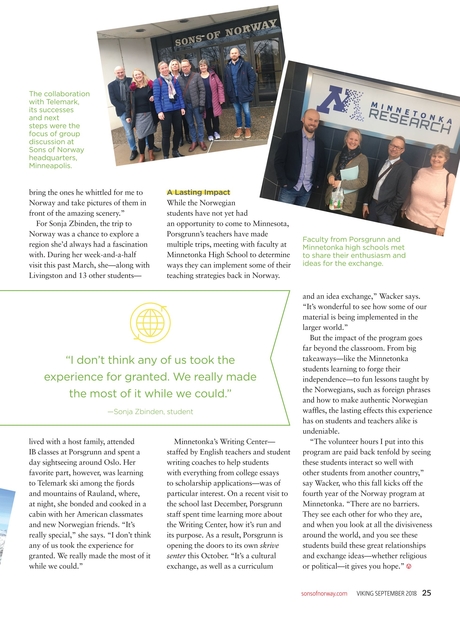 Viking Magazine - September 2018 - 25