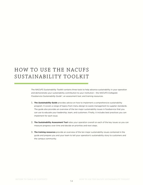 NACUFS Sustainability Guide & Lesson Plan Preview - 8