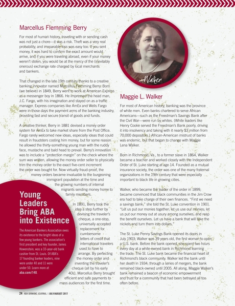 ABA Banking Journal - July/August 2017 - 24
