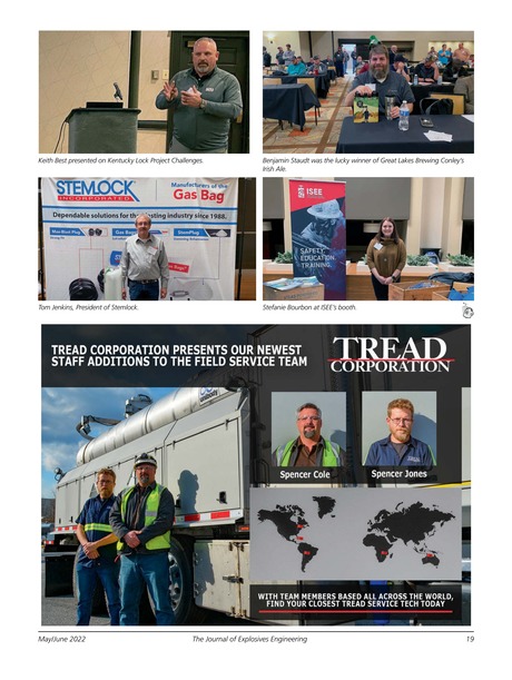 The Journal of Explosives Engineering - May/June 2022 - 19