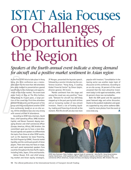 Jetrader - Summer 2014 - ISTAT Asia Focuses on Challenges ...