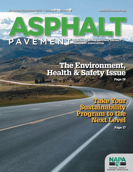 Asphalt Pavement Magazine - November/December 2016