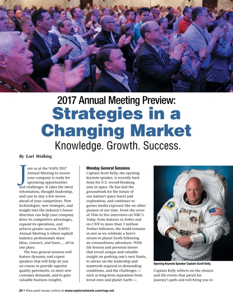 Asphalt Pavement Magazine - November/December 2016 - 2017 NAPA Annual ...