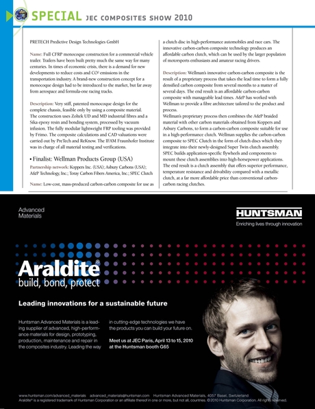 JEC COMPOSITES MAGAZINE - Issue #56 - April 2010 - 40