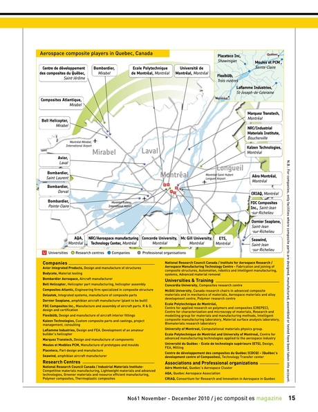 JEC COMPOSITES MAGAZINE - Issue #61 - November/December 2010 - 15