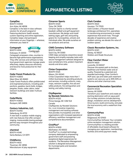 Exhibit Hall Guide - 2023 - 24