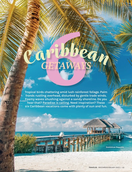 AAA Traveler Dec 2022 Carolinas - Six Caribbean Getaways