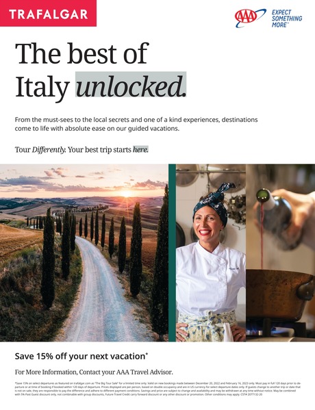 AAA Traveler Dec 2022 Carolinas - Cover4