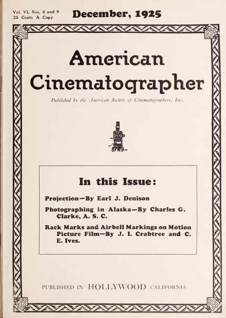 American Cinematographer - November 1925