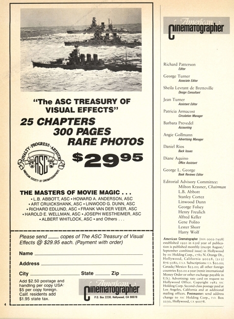 American Cinematographer - August 1984 - 6