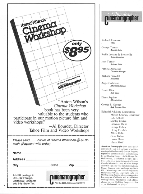 American Cinematographer - November 1984 - 6