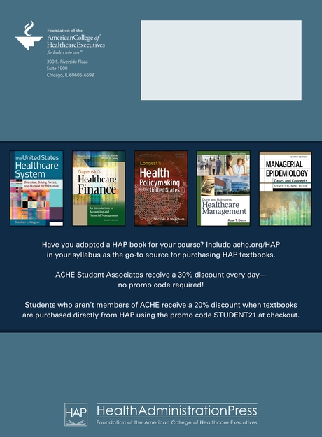 Health Administration Press Management Catalog - Spring 2021