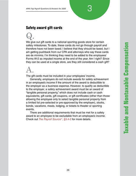 APA's Top Payroll Questions & Answers for 2020 - 29